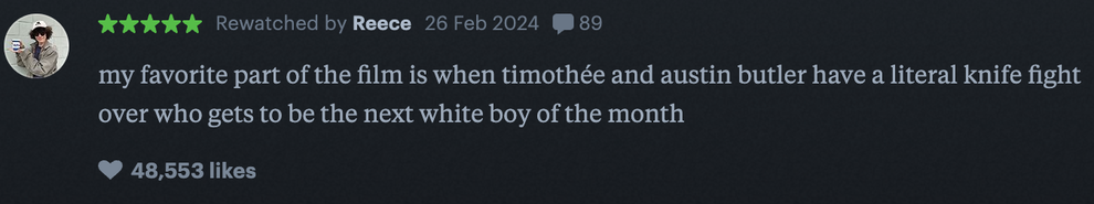 Best Letterboxd Movie Reviews Of 2024