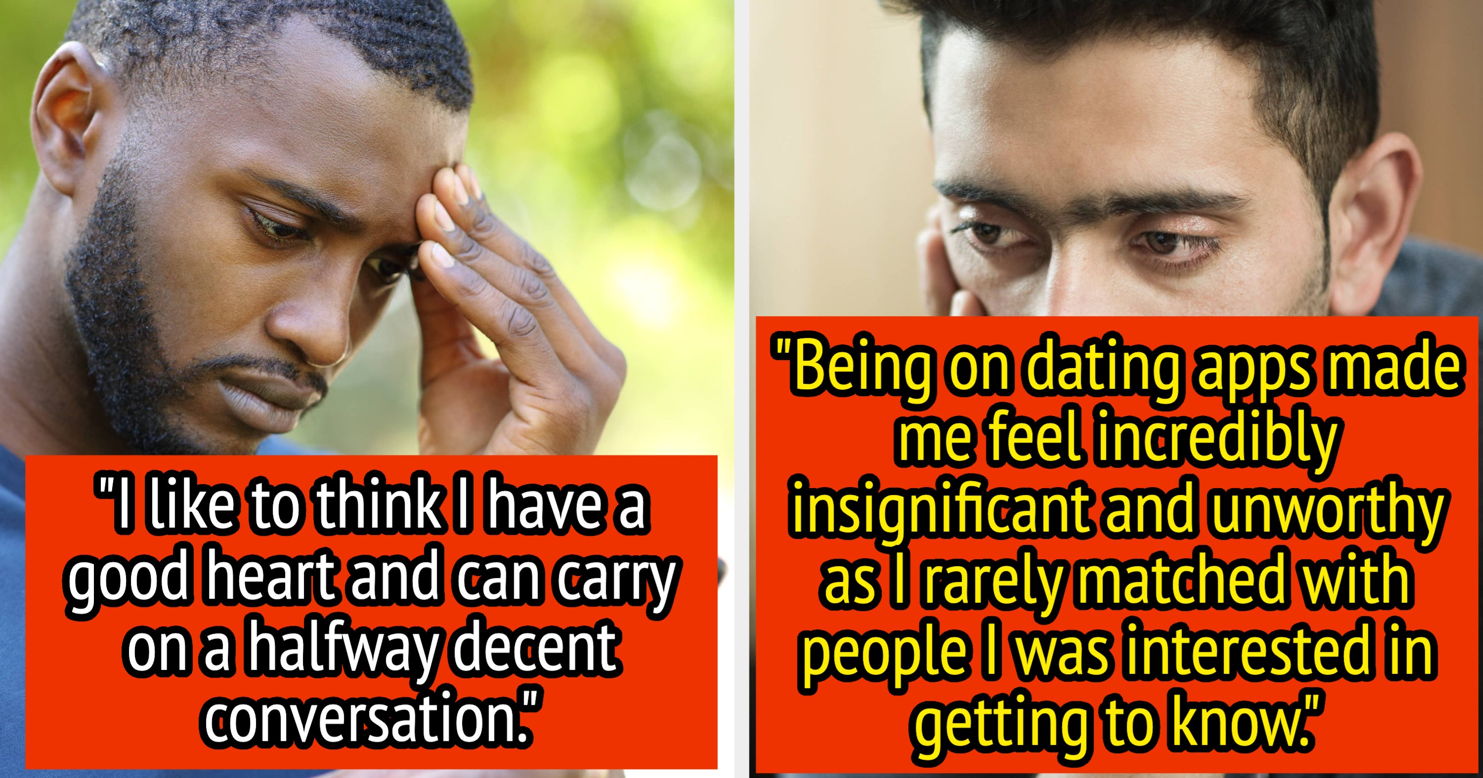 Men Share Their Experience With Dating Apps