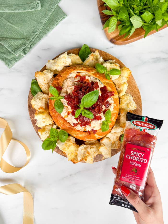 Spicy Salami Cob Loaf