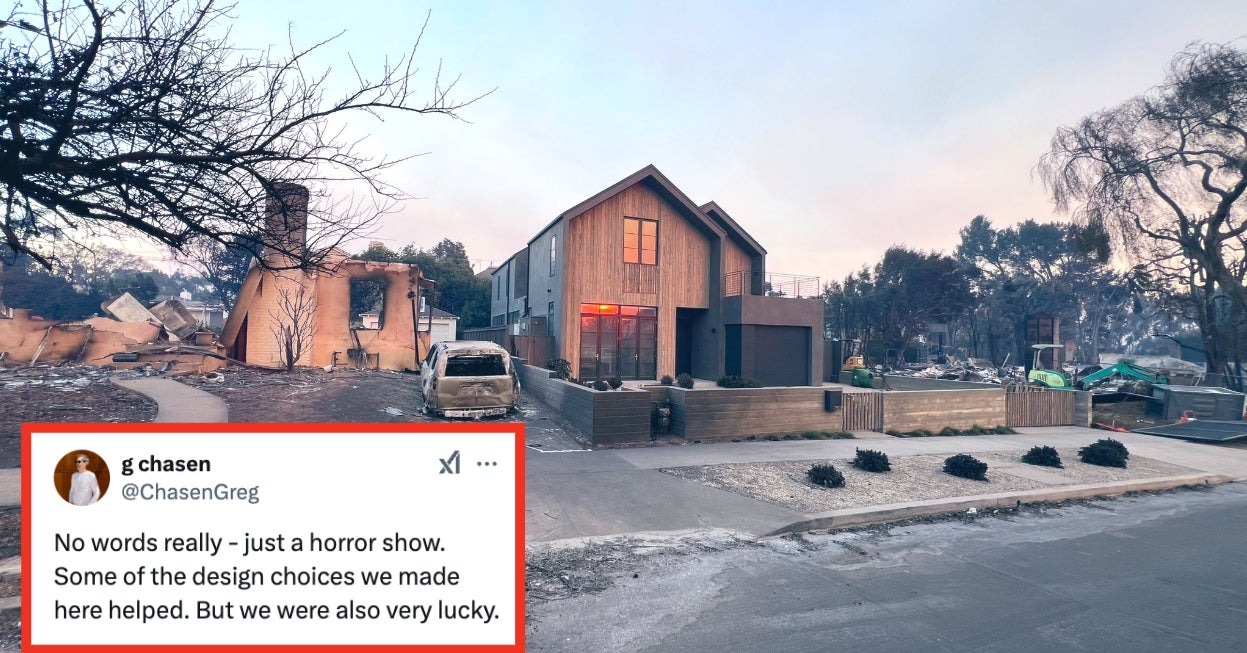 The Reason Why This One House Survived The LA Fires Is Going Viral