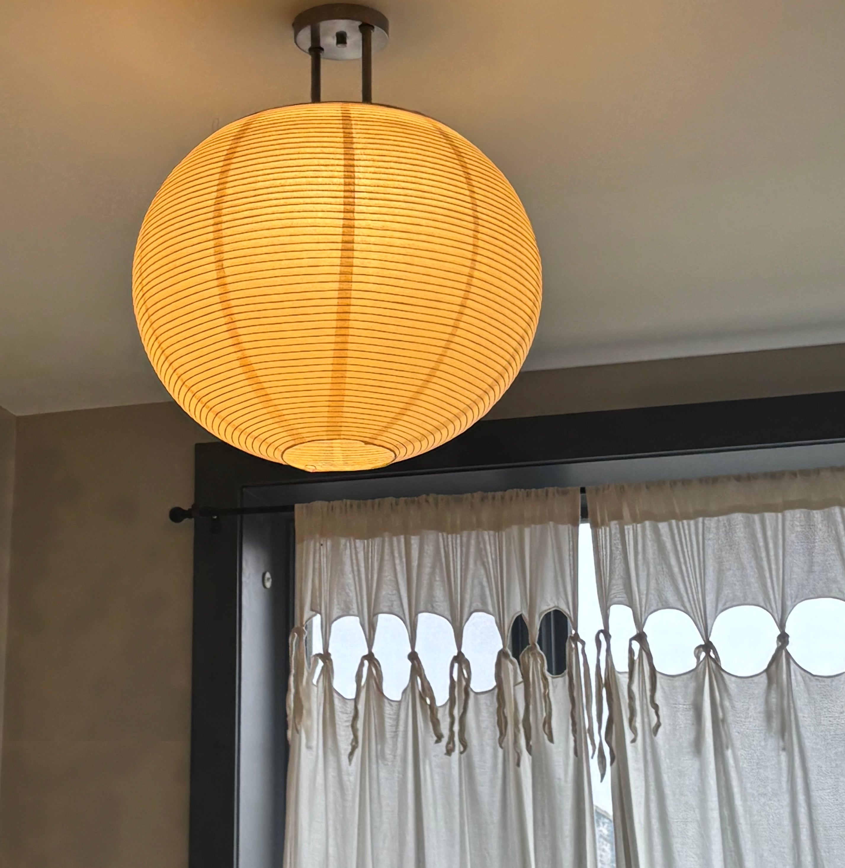 Cozy Overhead Lighting Hack: Make A DIY Noguchi Lamp