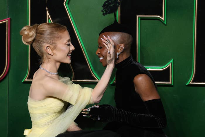Cynthia Erivo Rejects Ariana Grande Hand Hold