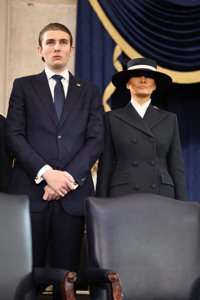 Photos Of Barron Trump's Drastic Height Difference