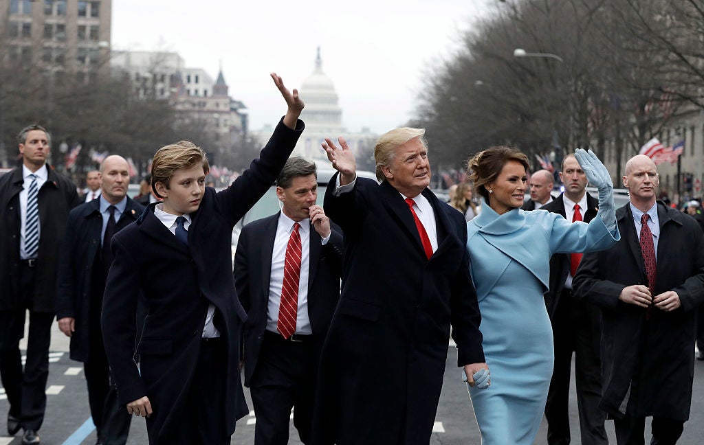 Photos Of Barron Trump's Drastic Height Difference