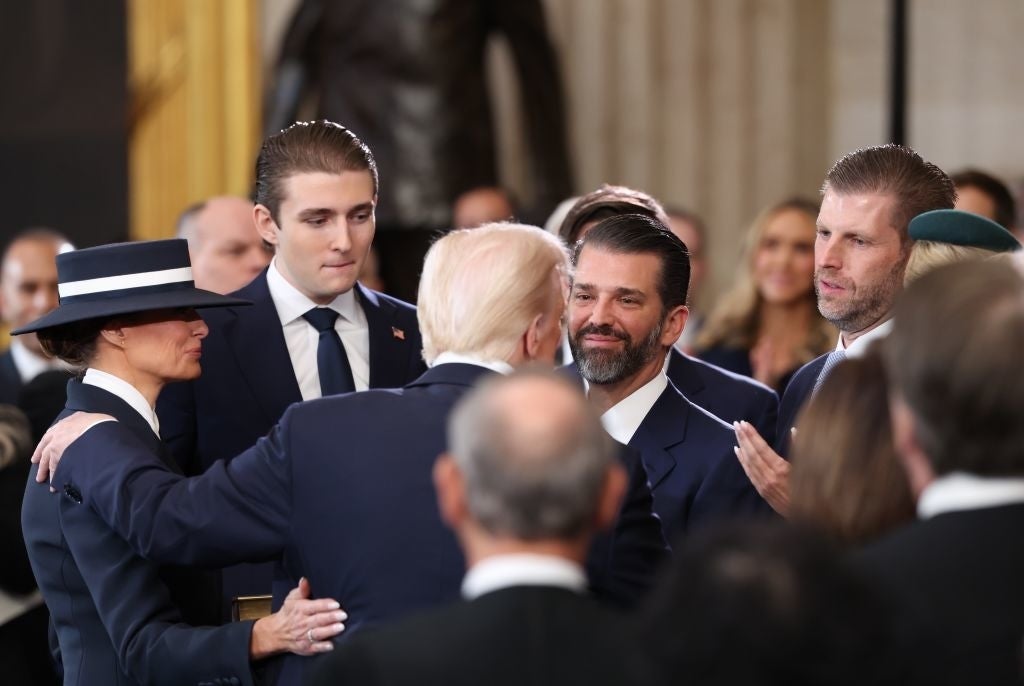 Photos Of Barron Trump's Drastic Height Difference