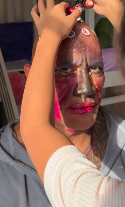 Dwayne The Rock Johnsons Makeup Is Going Viral