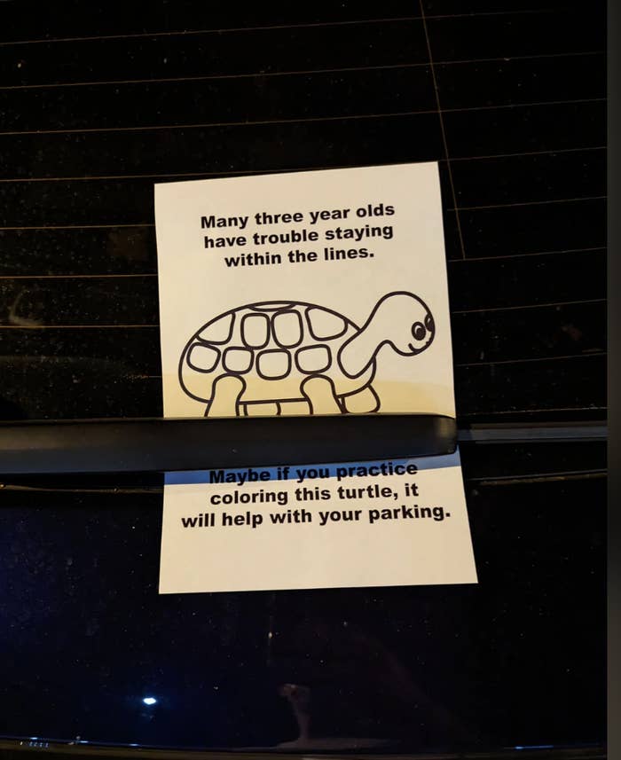 coloring turtle parking advice