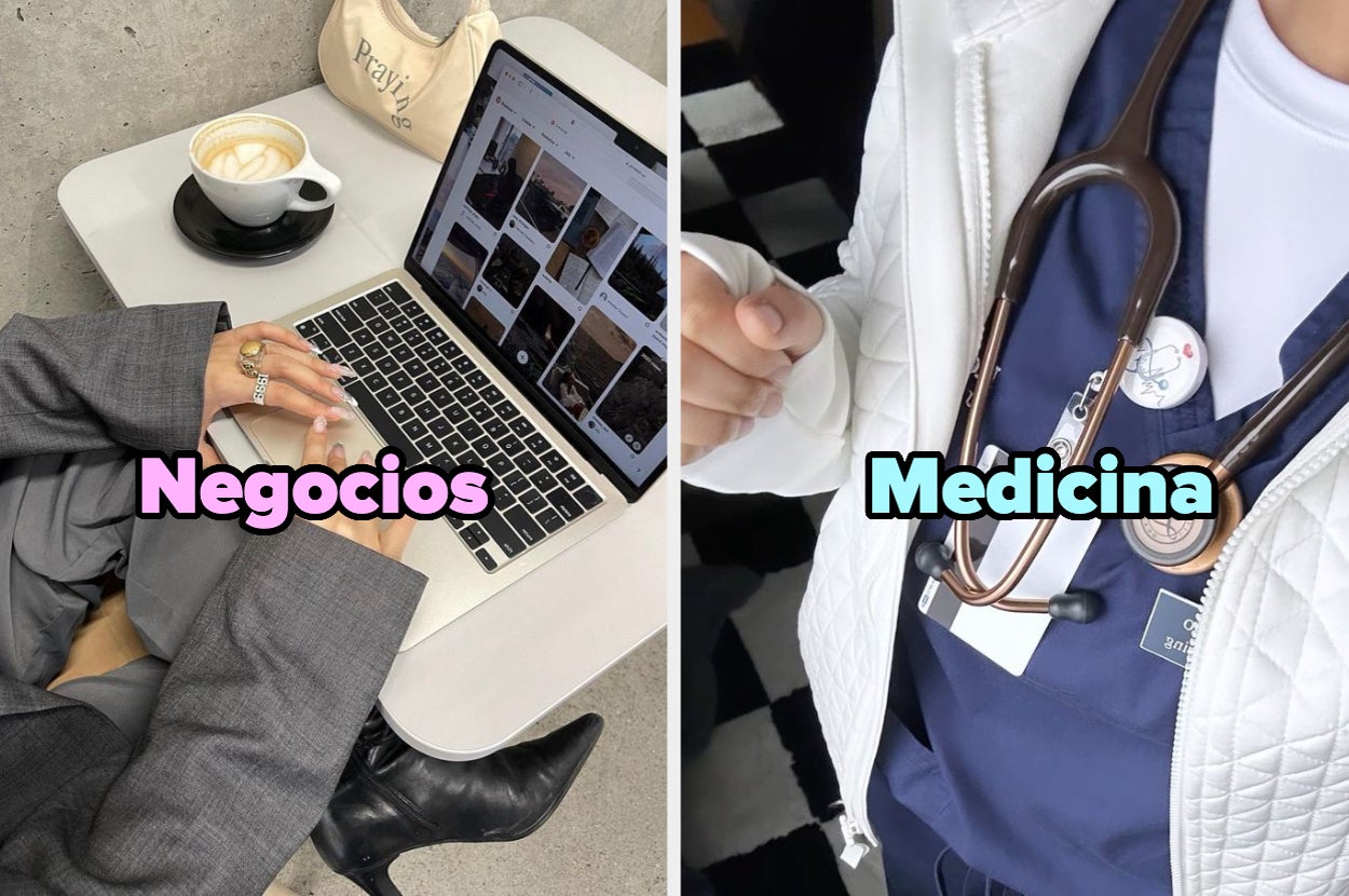 Elige entre un montón de objetos random y adivinaré cuál es tu carrera ...