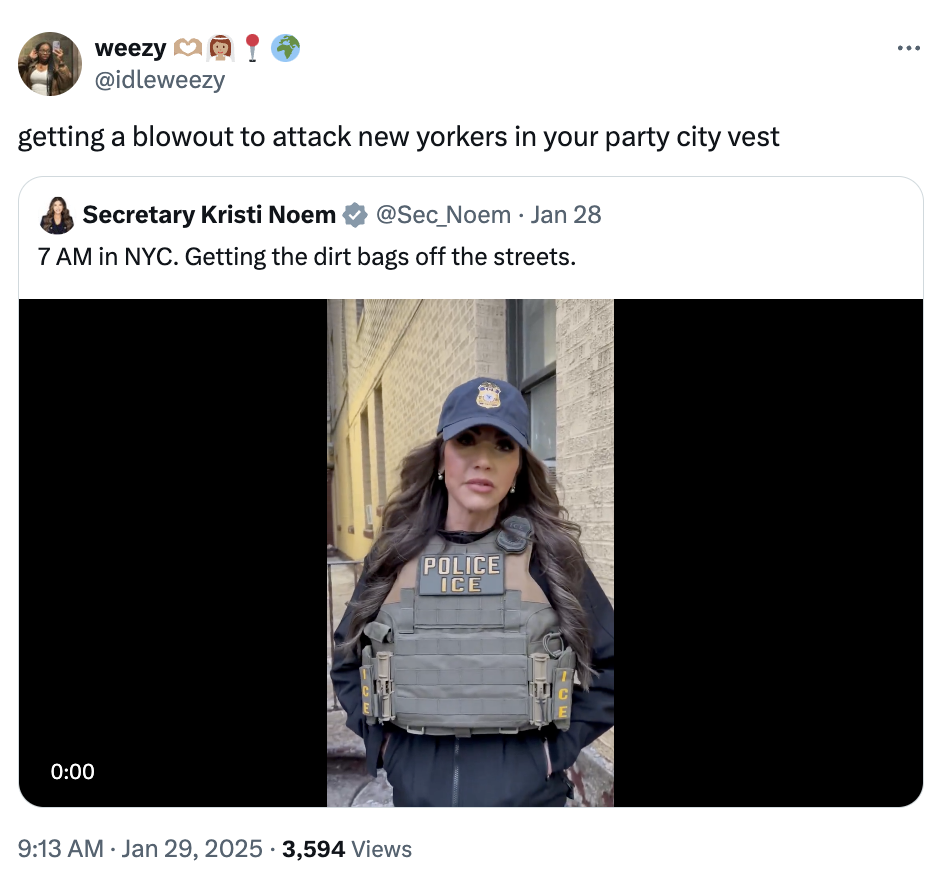 People Have A LOT To Say About Kristi Noem's ICE Raid Outfit