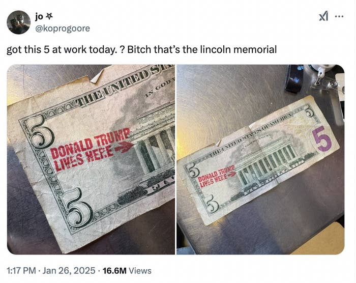The Internet Is Losing It Over This "Trump Lives Here" $5 Bill