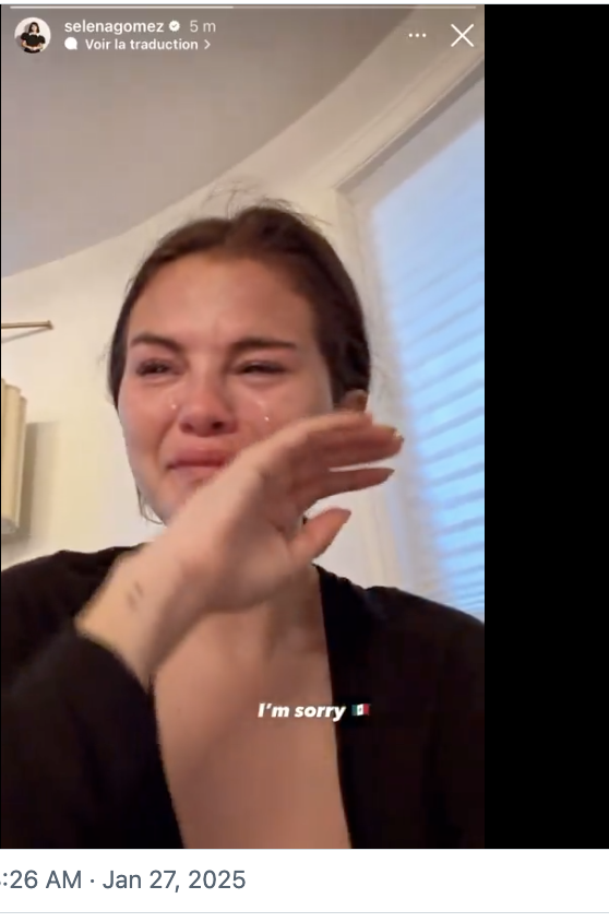 Selena Gomez's Crying Video TikTok Response