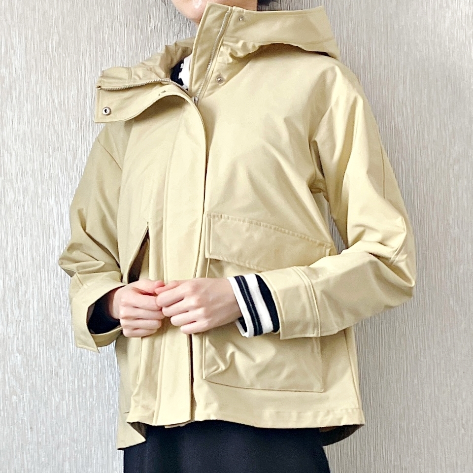 【GU】3990円→2990円の『ゆったり春アウター』が早くも値下げ！「手放せない」「買ってよかった」雨の日もOKだし、サッと羽織るだけでかわいい！《着用レビュー》【画像・動画】