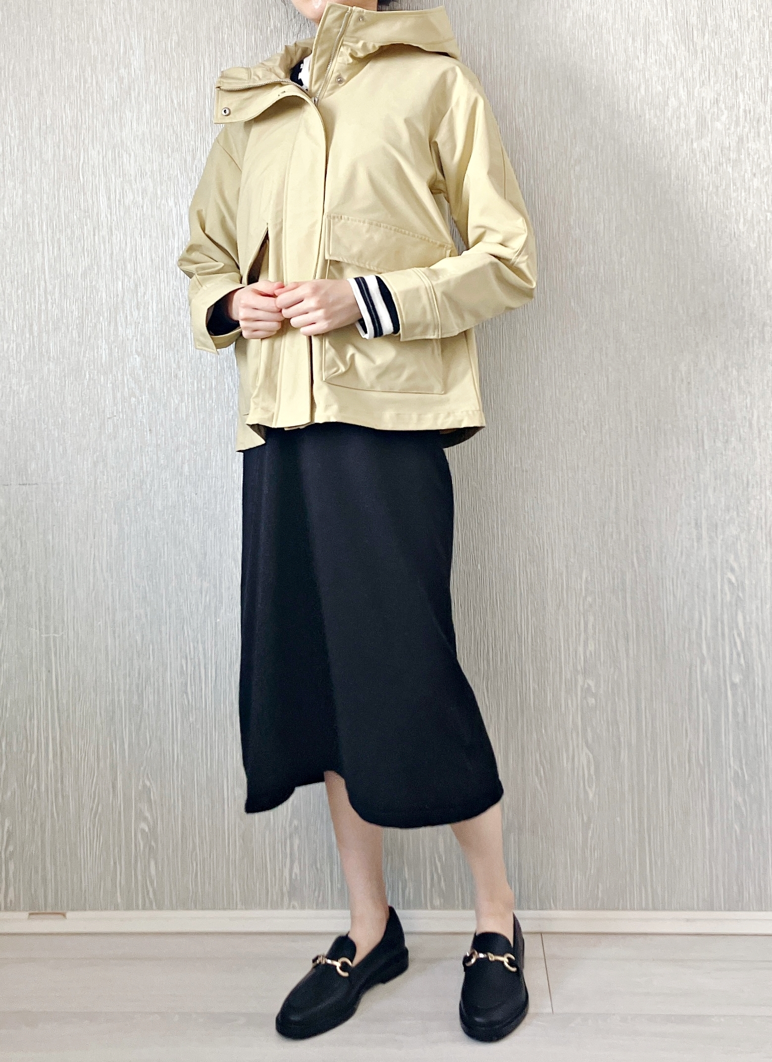 【GU】3990円→2990円の『ゆったり春アウター』が早くも値下げ！「手放せない」「買ってよかった」雨の日もOKだし、サッと羽織るだけでかわいい！《着用レビュー》【画像・動画】