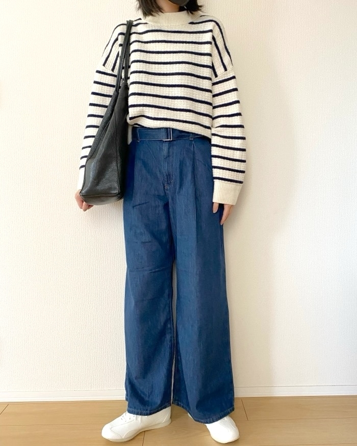 【GUセール品】「脚の形を拾わない」「脚長効果バツグン」2990円→2490円の『楽ちんパンツ』がおしゃれで着回し万能すぎ…！《着用レビュー》【画像・動画】