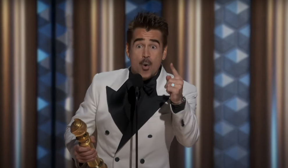 Colin Farrell Shouts Out Craft Services At Golden Globes