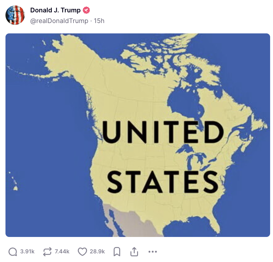 Donald Trump Shared Two Maps Of Canada As Part Of The United States