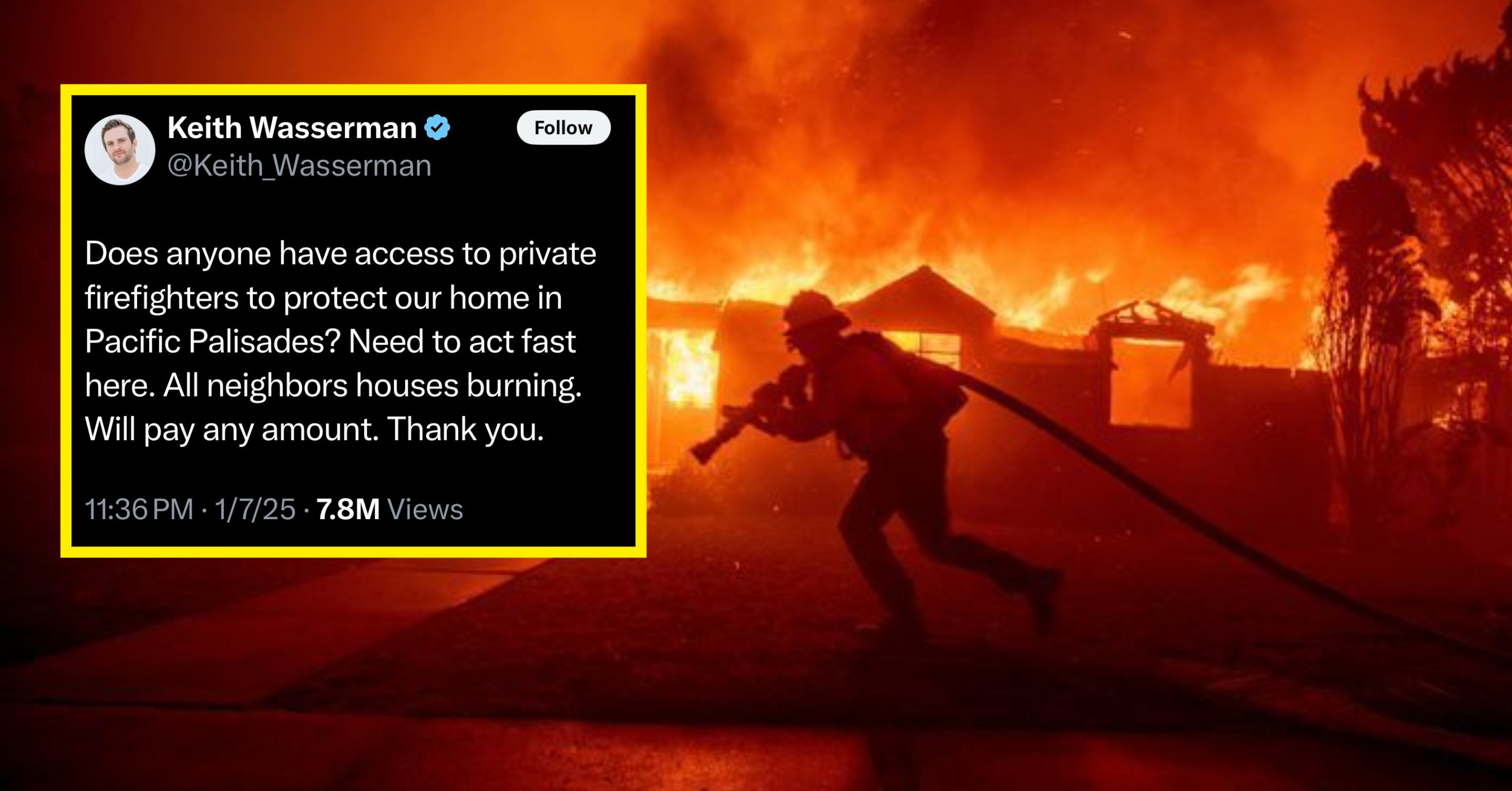 Private Firefighter Demand by LA Investor Causes Backlash