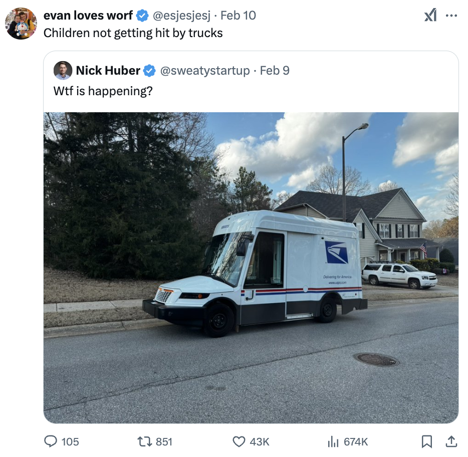 The New USPS Truck Is Going Viral Again: "Wtf Is Happening?"