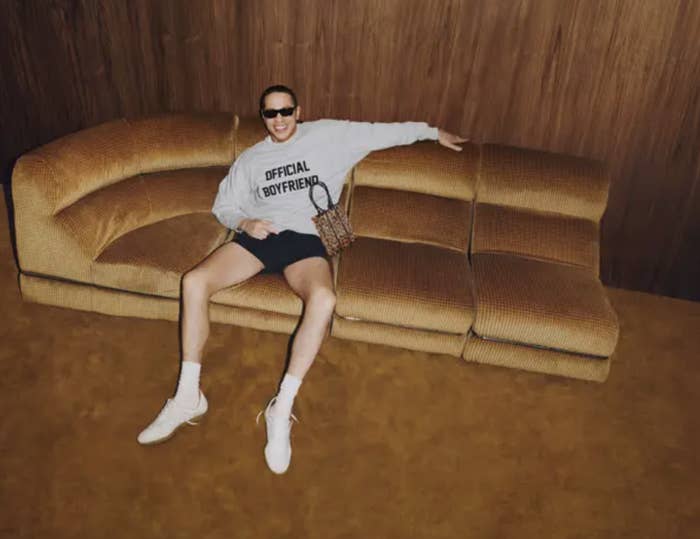 Pete Davidson Shows Tattoo-Less Body In Ad