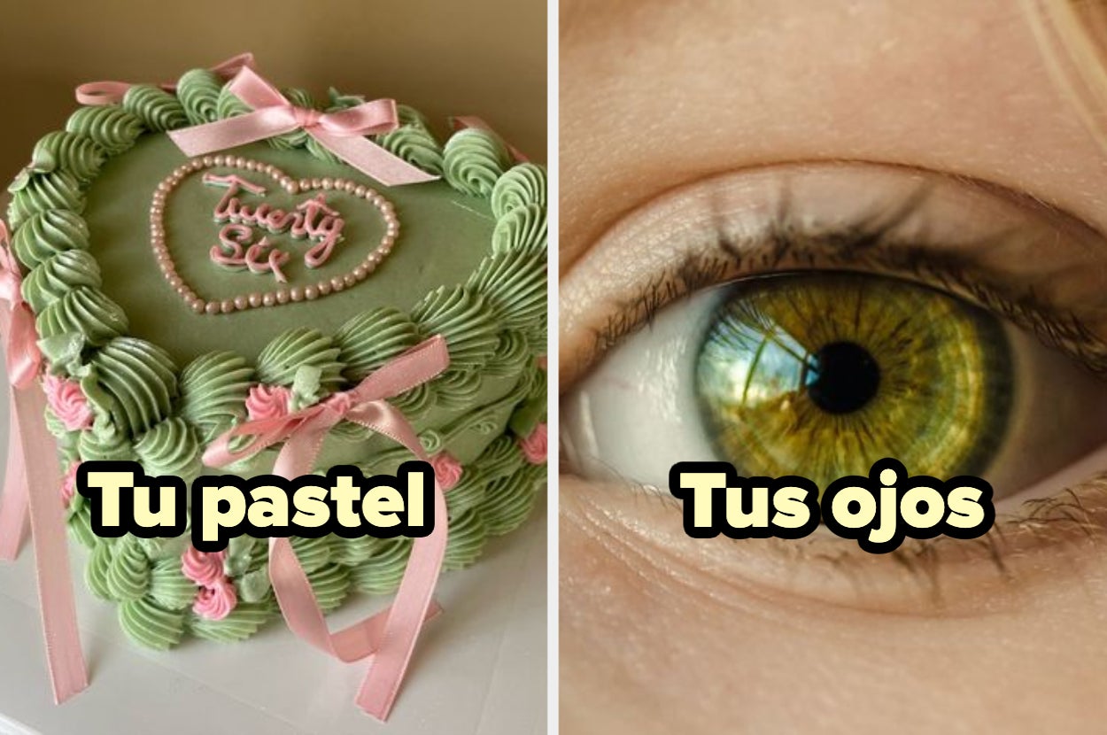 Puedo adivinar el color de tus ojos solo con tu selección de pasteles ...