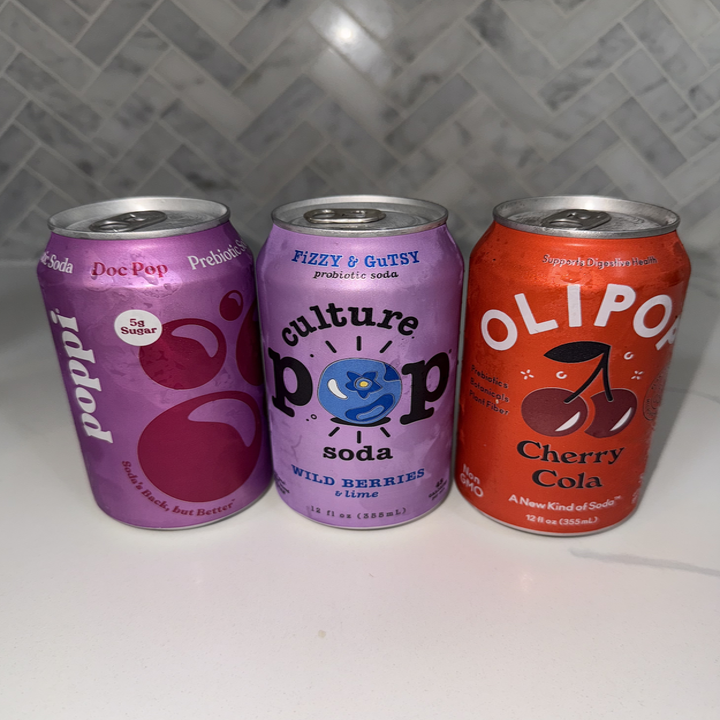 Taste Testing Poppi, Olipop, And Culture Pop Sodas