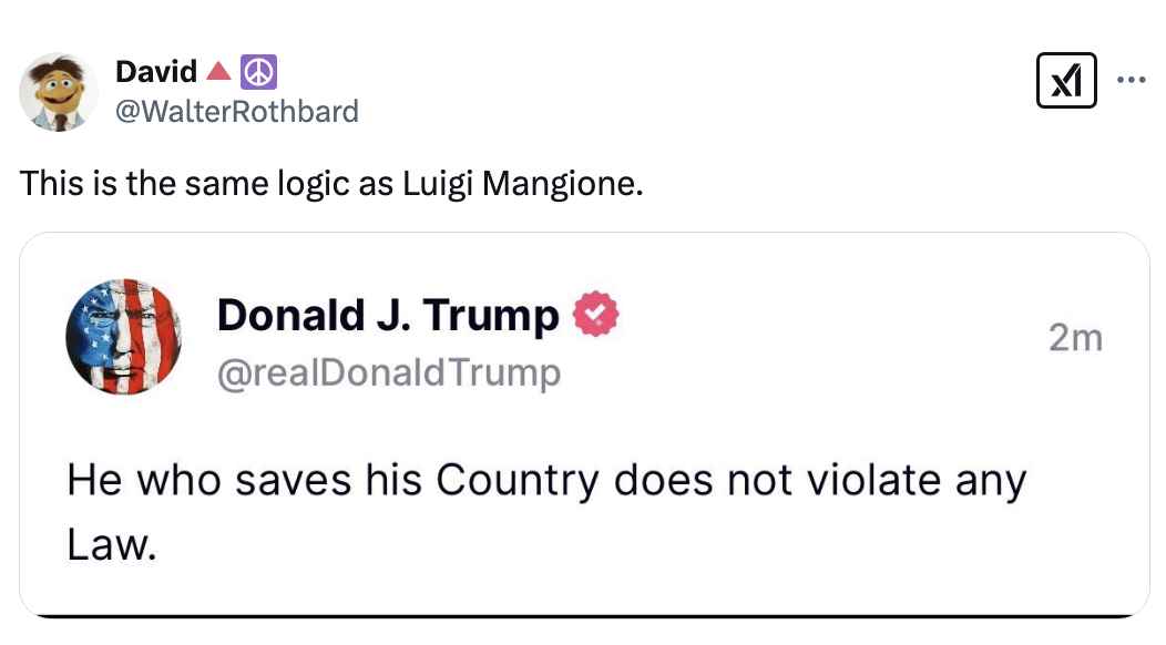 Reactions: Trump's Tweet About Law Violation