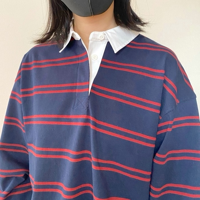 【GU】2290円→990円に値下げ中！レトロ感がかわいい「ゆったりトップス」上半身がすっきり見えて嬉しい！《着用レビュー》【画像・動画】