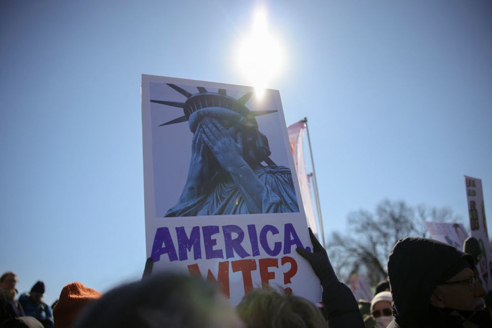 The 56 Most Memorable "Not My Presidents Day" Protest Signs