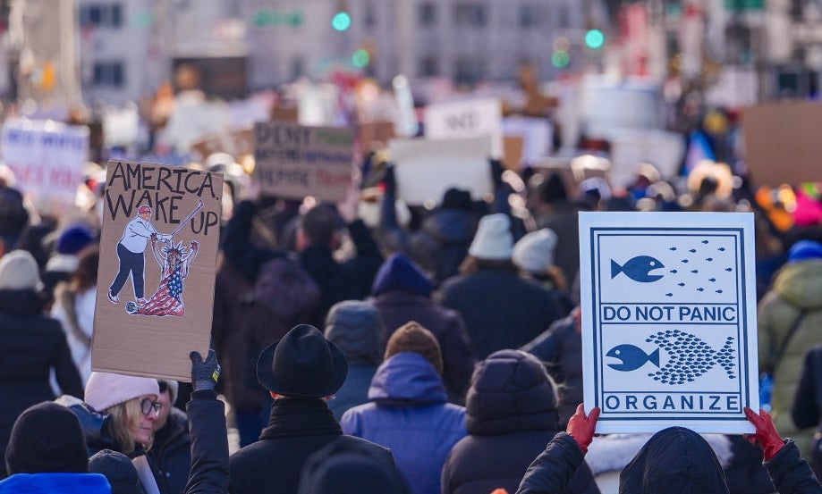 The 56 Most Memorable "Not My Presidents Day" Protest Signs
