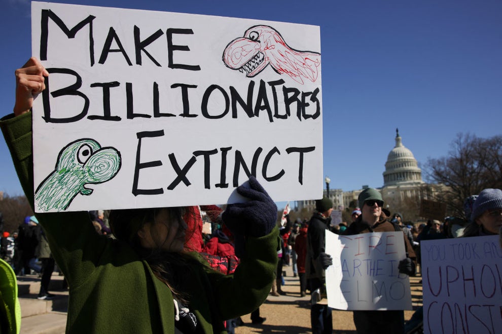 The 56 Most Memorable "Not My Presidents Day" Protest Signs