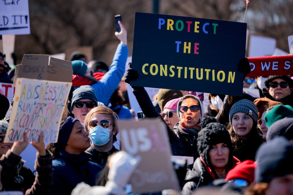The 56 Most Memorable "Not My Presidents Day" Protest Signs
