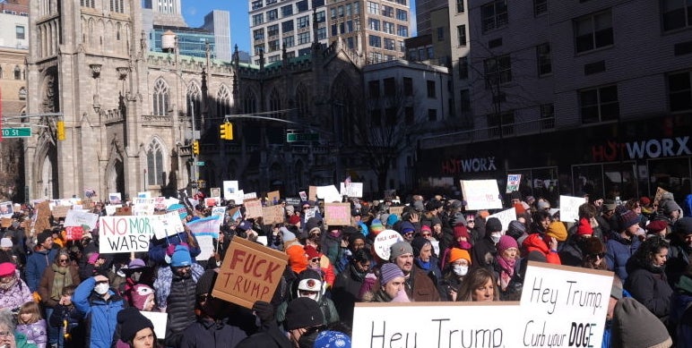 The 56 Most Memorable "Not My Presidents Day" Protest Signs