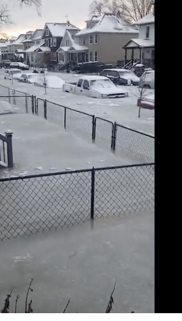 Photos Of Cars Frozen In Detroit