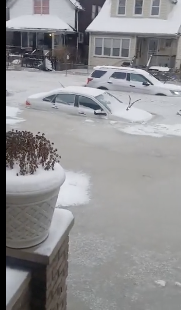 Photos Of Cars Frozen In Detroit