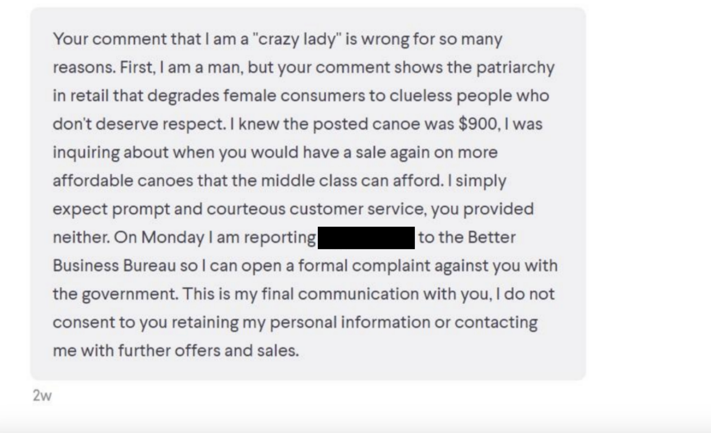 26 Shocking Screenshots Of Selfish And Rude Customers