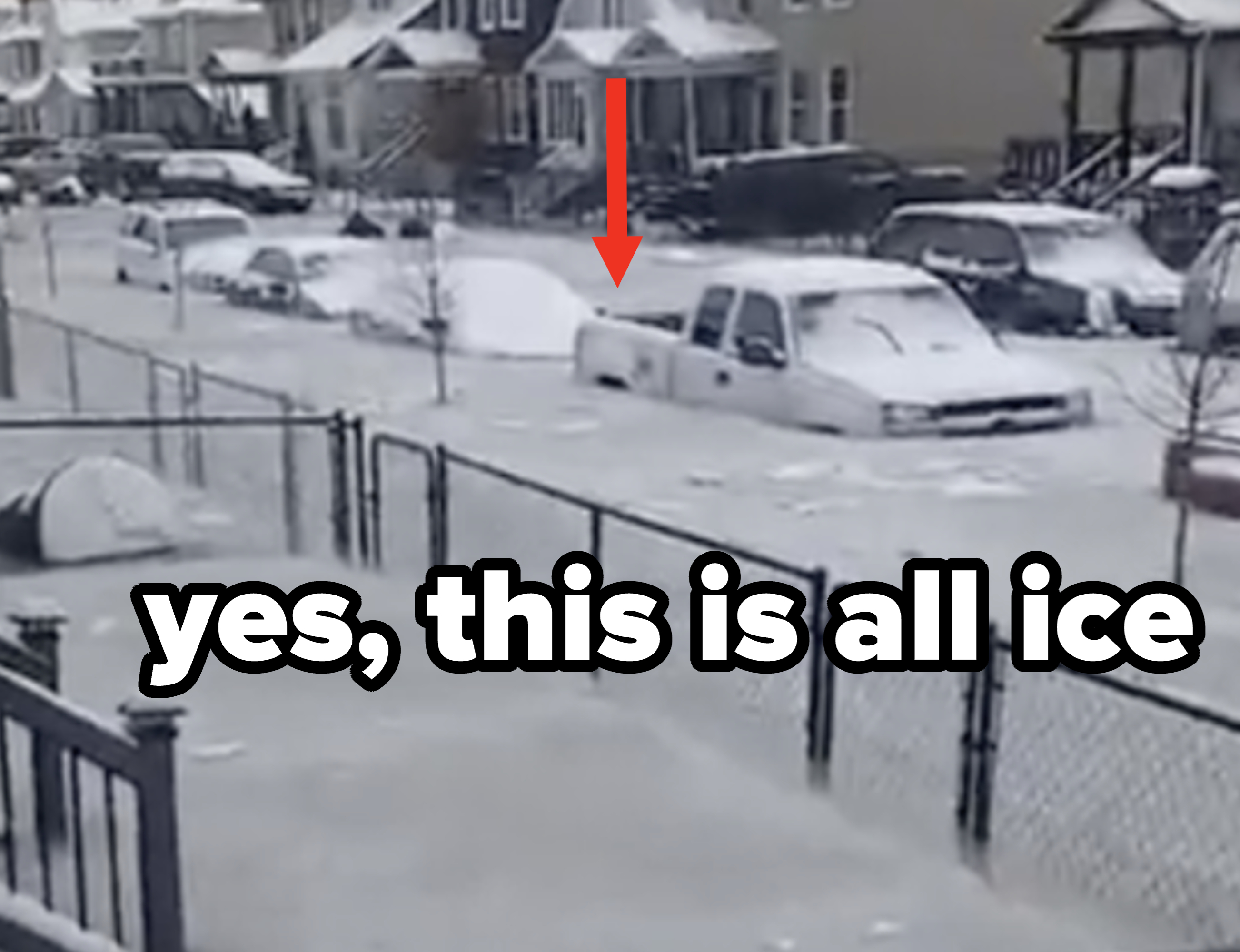 Photos Of Cars Frozen In Detroit