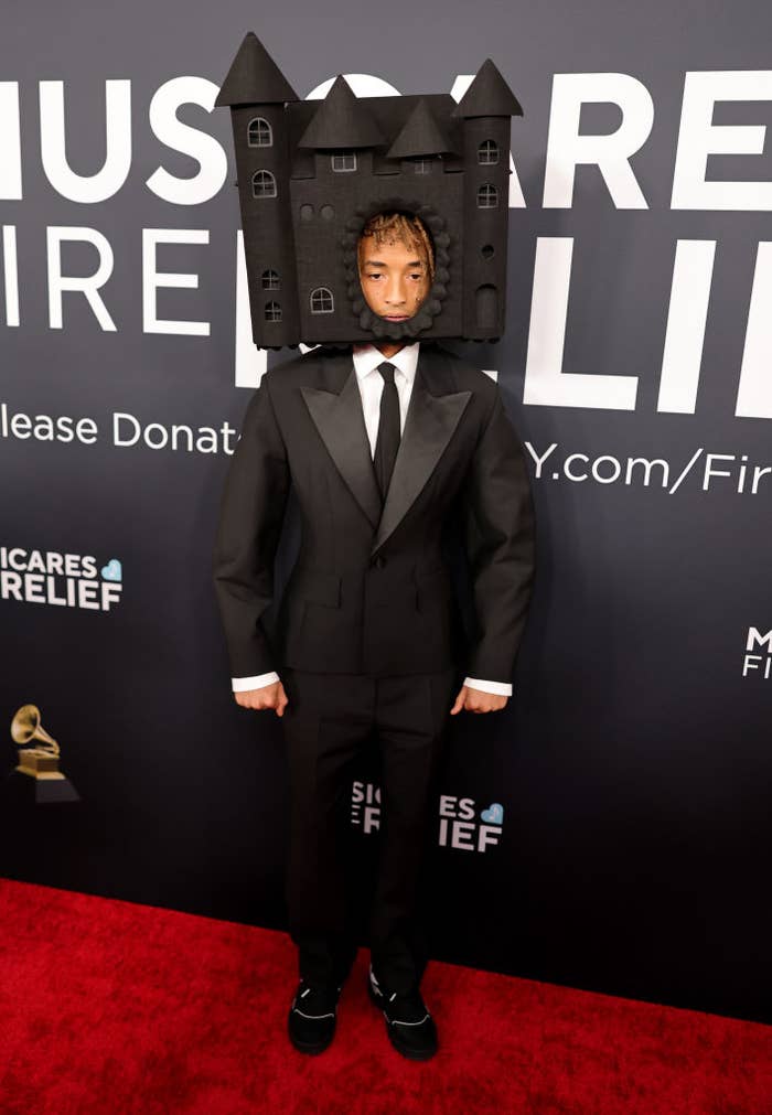Jaden Smith's Grammys Castle Hat Sure Is Something