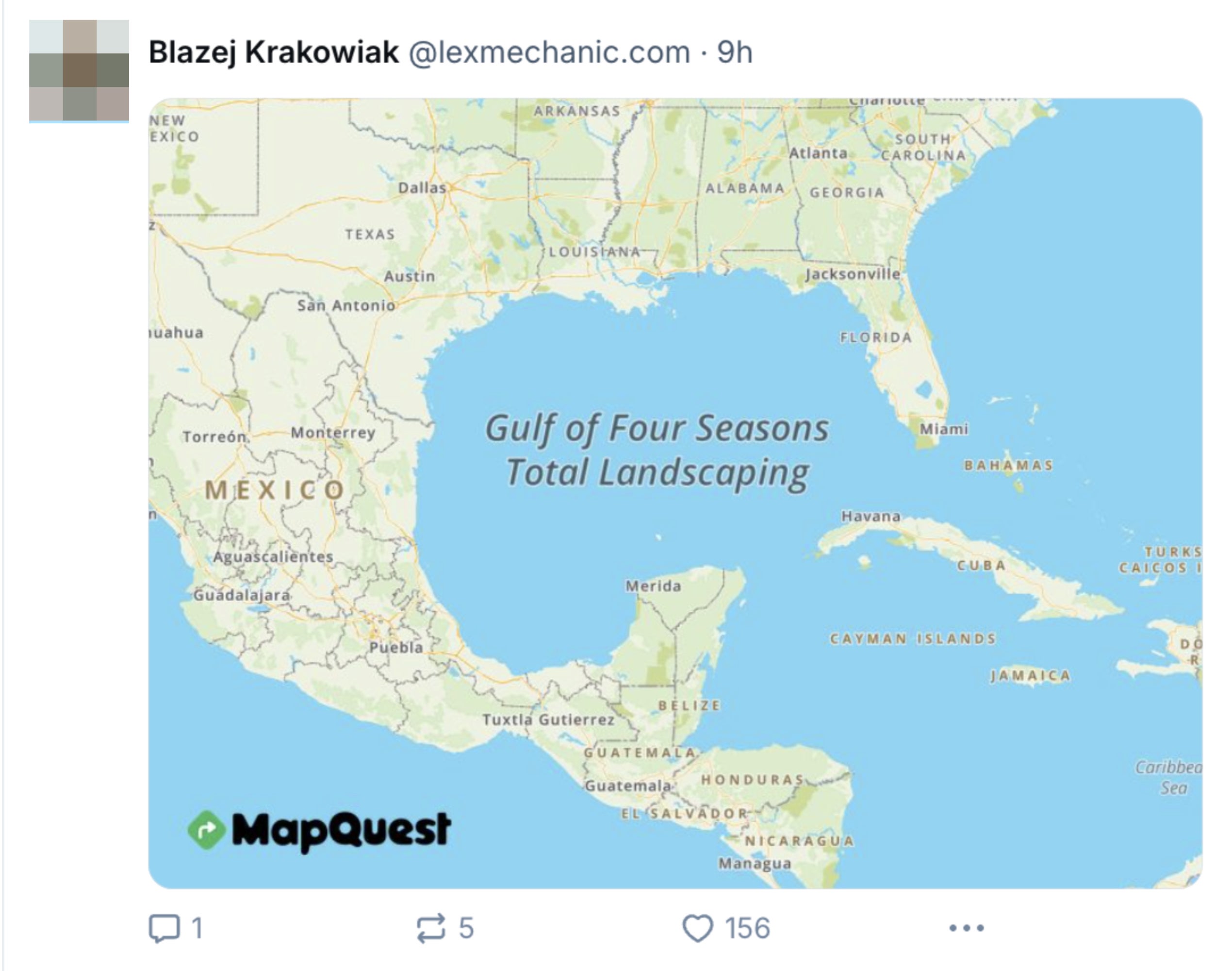 Rename The Gulf Of Mexico Yourself With MapQuest Tool