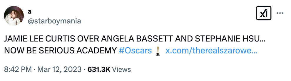 Angela Bassett Defends Jamie Lee Curtis Oscars Reaction
