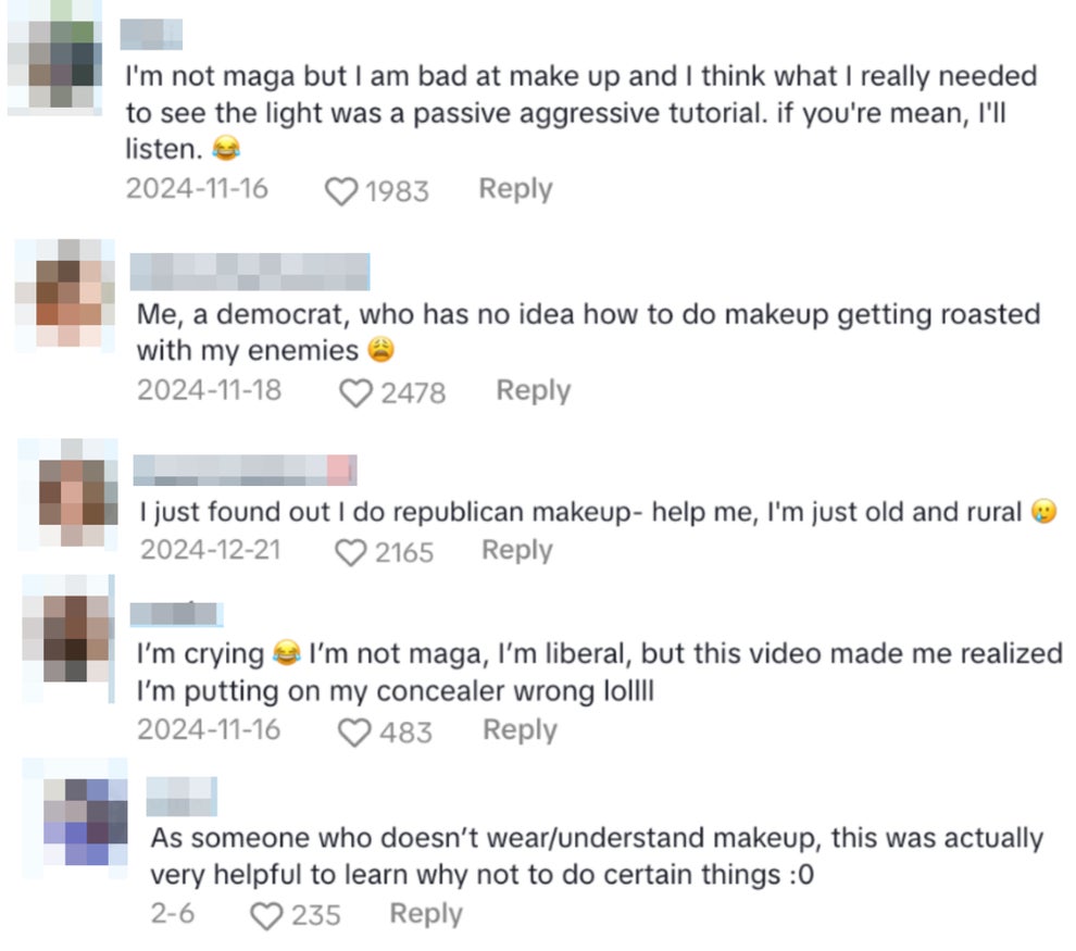 TikTok's Viral 'Republican Makeup' Trend, Explained