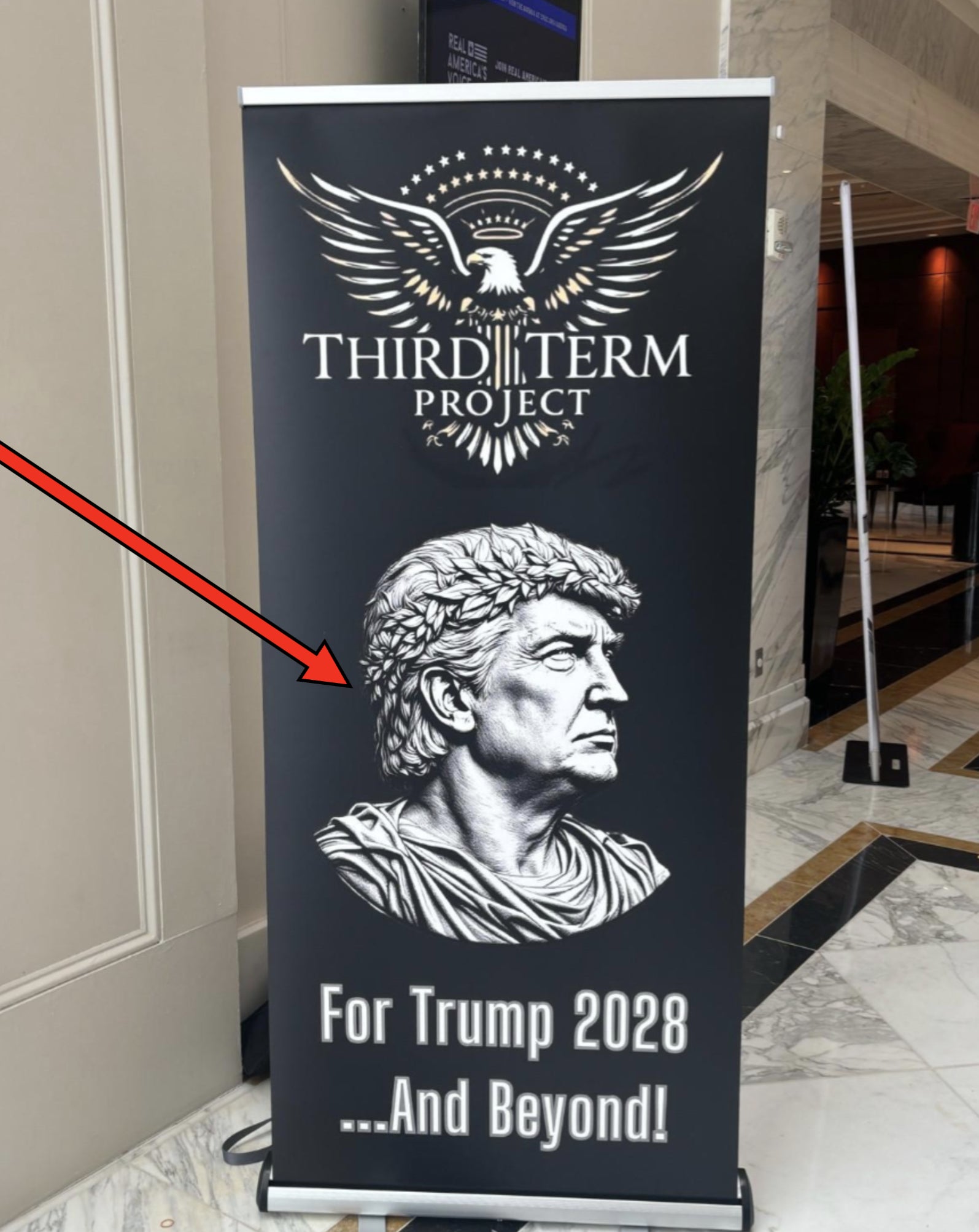 Viral Trump 2028 CPAC Stickers
