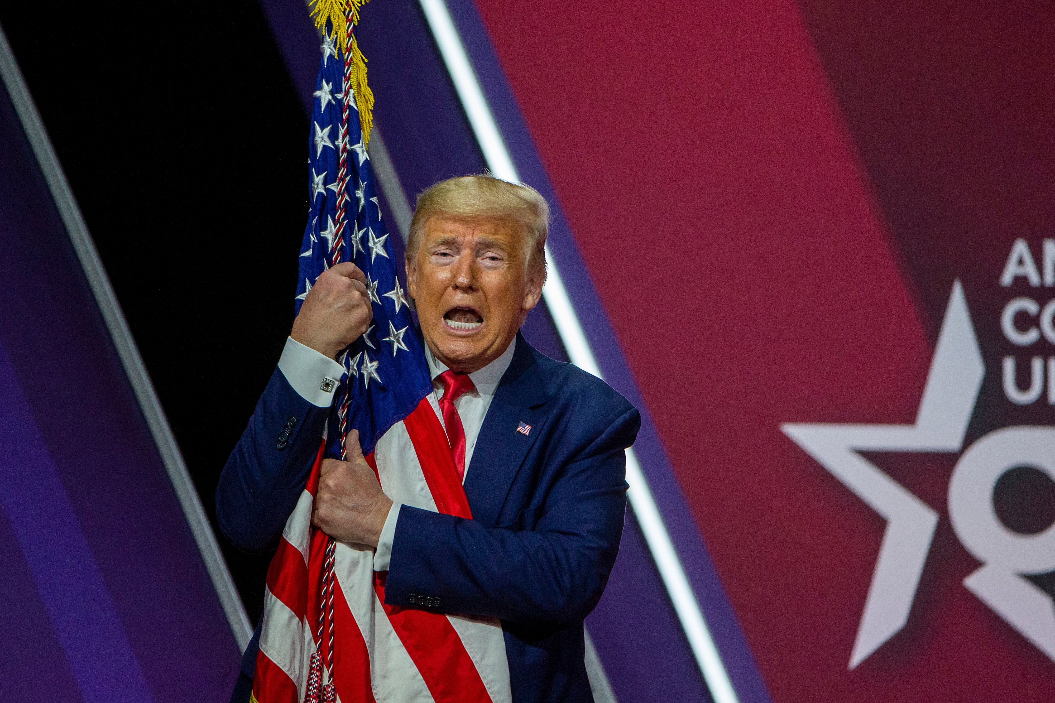 Viral Trump 2028 CPAC Stickers