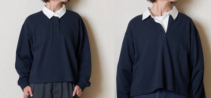 【GU】2290円→990円に値下げ！ゆったりシルエットの「おしゃれトップス」1枚で今っぽコーデが完成するの！《着用レビュー》