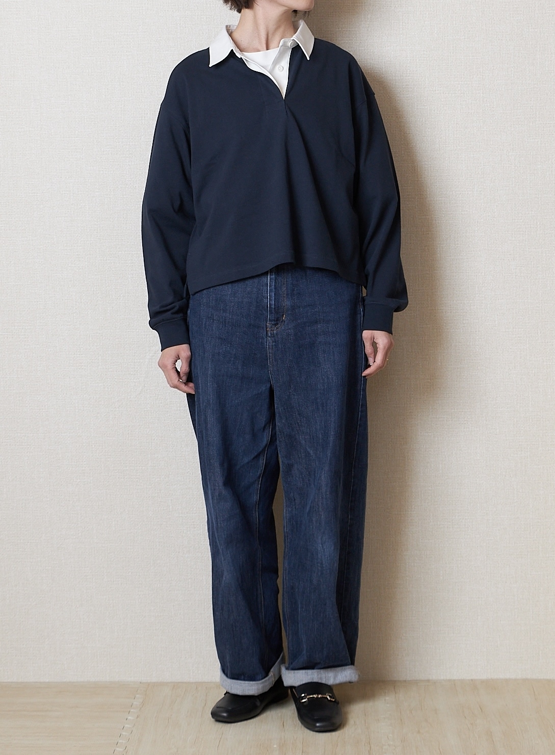 【GU】2290円→990円に値下げ！ゆったりシルエットの「おしゃれトップス」1枚で今っぽコーデが完成するの！《着用レビュー》【動画・画像】