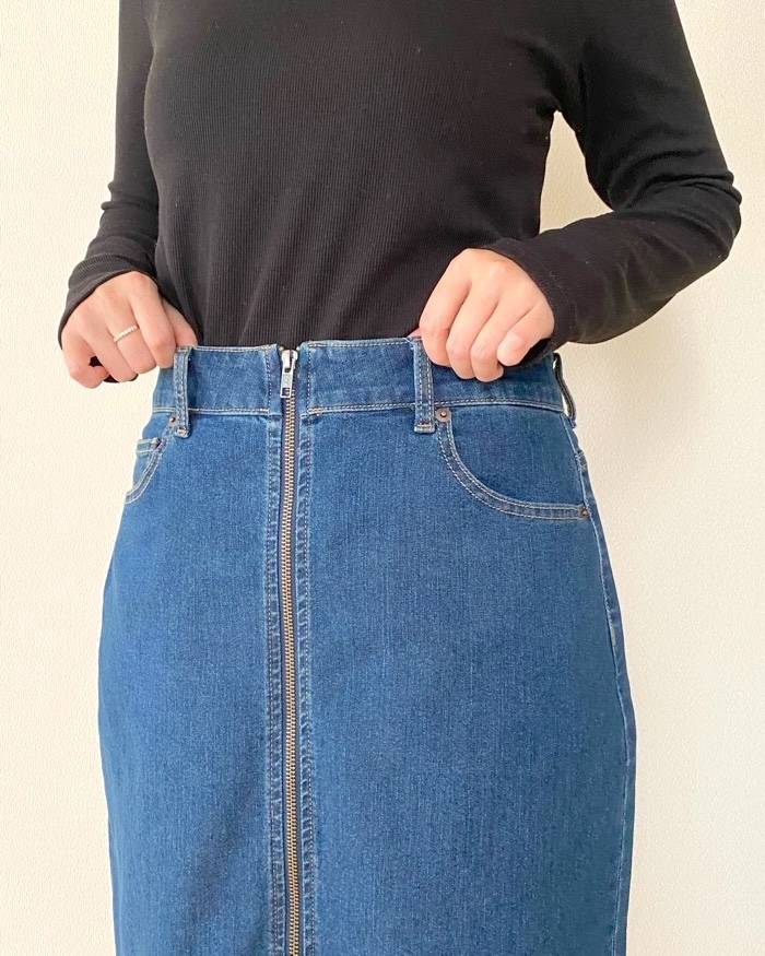 【GU】2990円→2490円に値下げ中！下半身がスッキリ見える「おしゃれスカート」過去イチの大当たりかも…！《着用レビュー》【画像・動画】