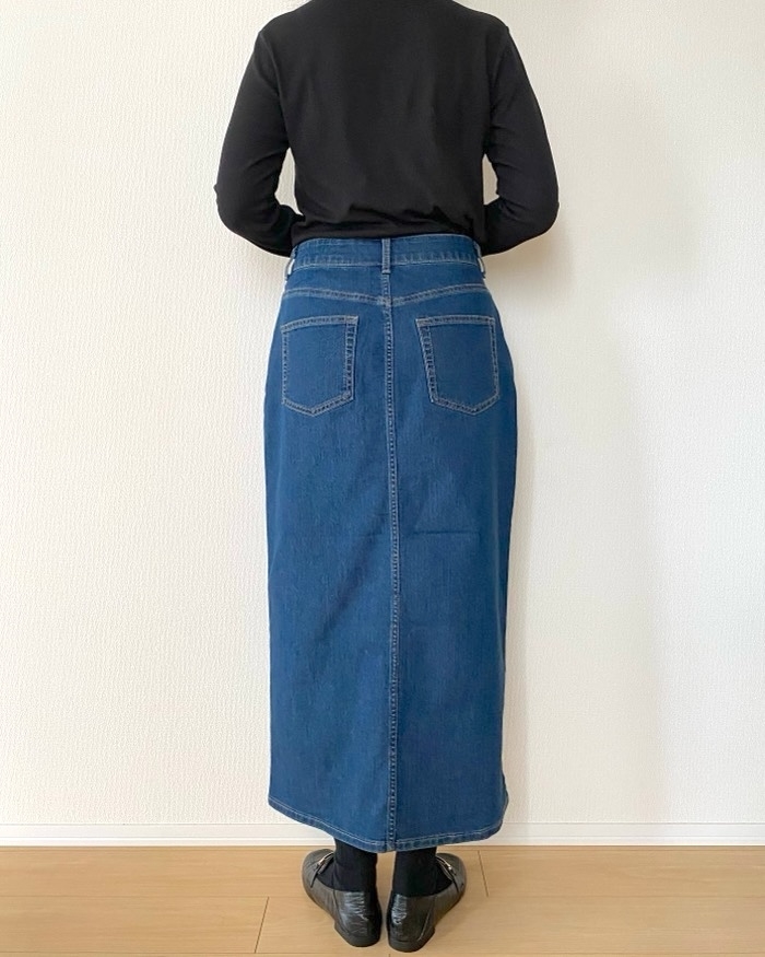 【GU】2990円→2490円に値下げ中！下半身がスッキリ見える「おしゃれスカート」過去イチの大当たりかも…！《着用レビュー》【画像・動画】