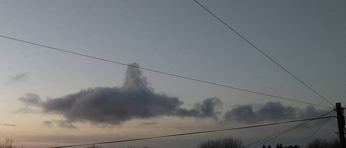 clouds that look like lines