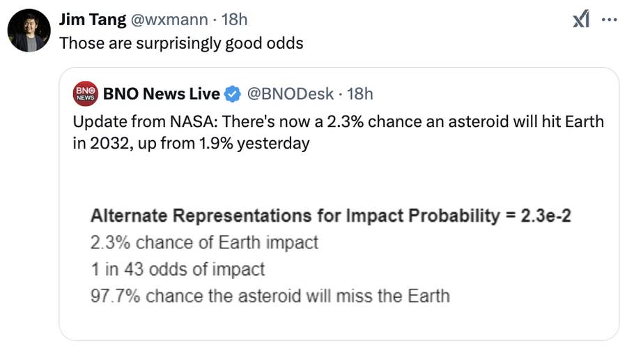 asteroid 2032 impact