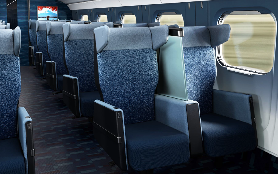 【E10系】次期新幹線車両が公開。プライベート重視の座席デザインや装飾に「超かっこいい！」「飛行機のシートっぽい」の声。2030年度内の営業 ...