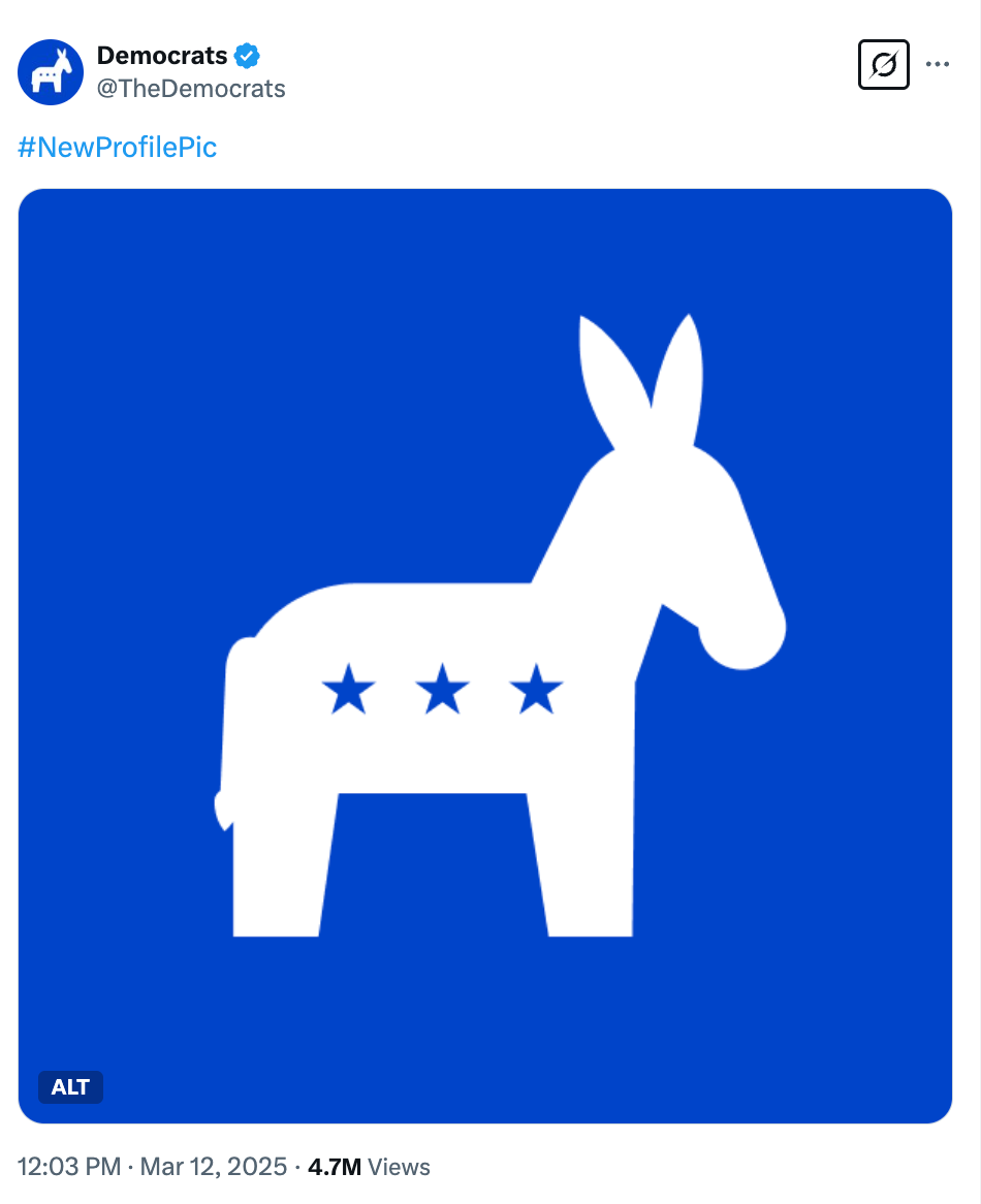 People Have A LOT Of Thoughts About The Democrats' New Logo